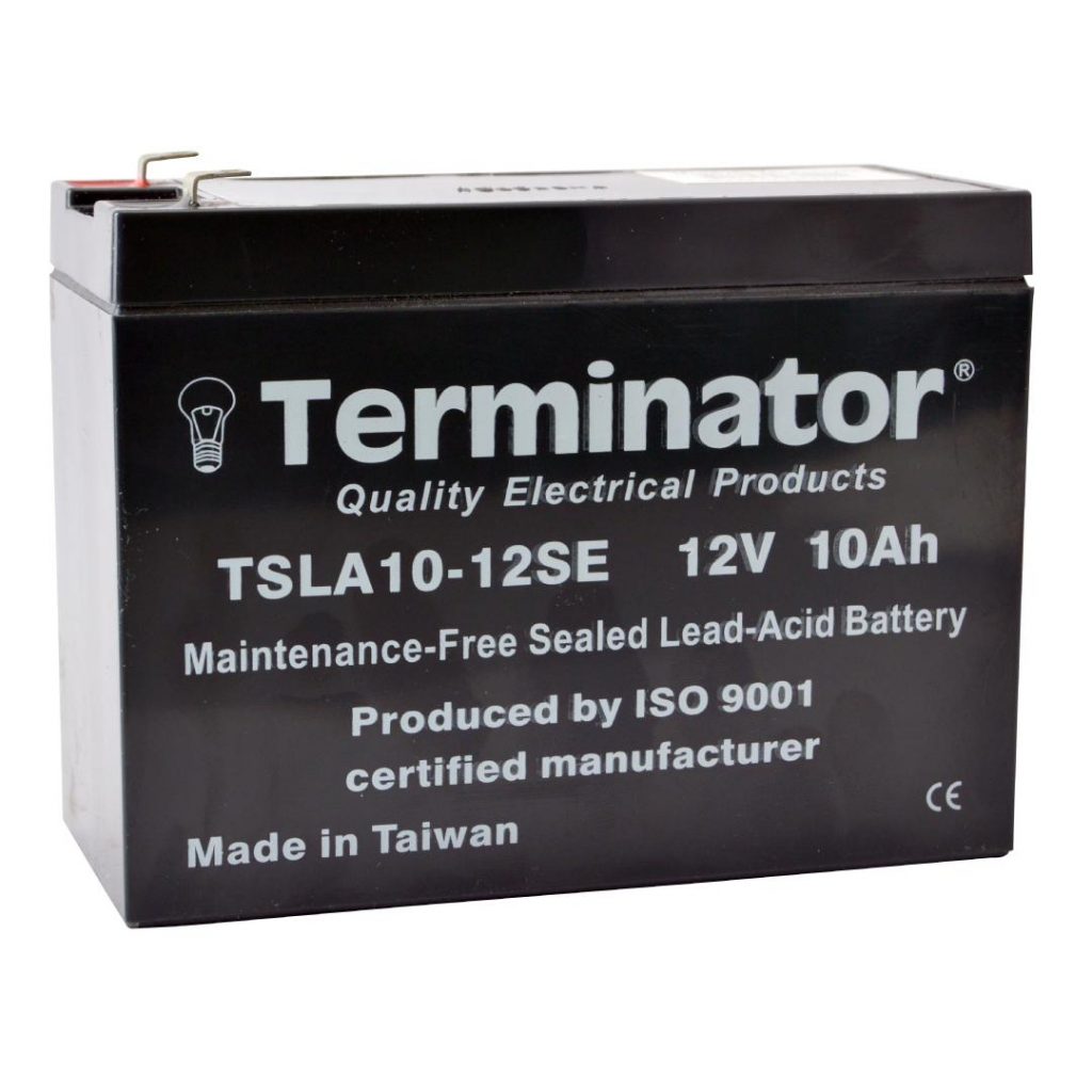 SLA Battery 12V-10 - Terminator Rechargeable sealed lead acid battery