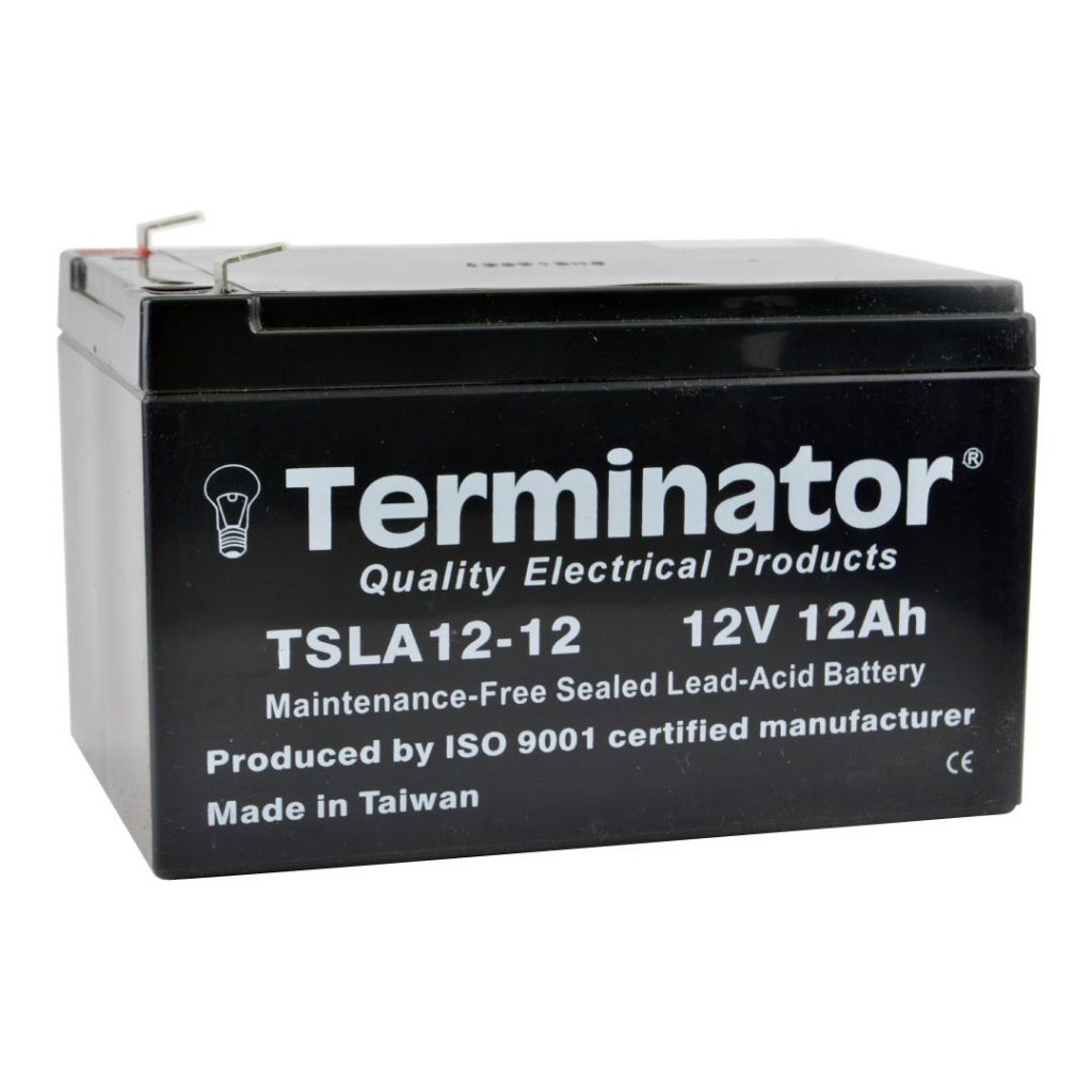SLA Battery 12V-12 - Terminator Rechargeable sealed lead acid battery