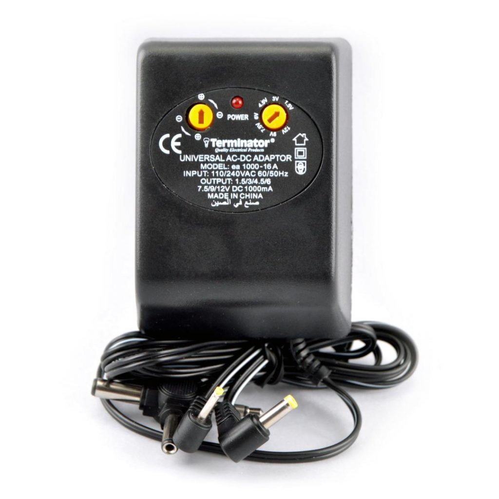 Terminator EA 1000 16A AC/DC Power Adaptor Universal 6 Way