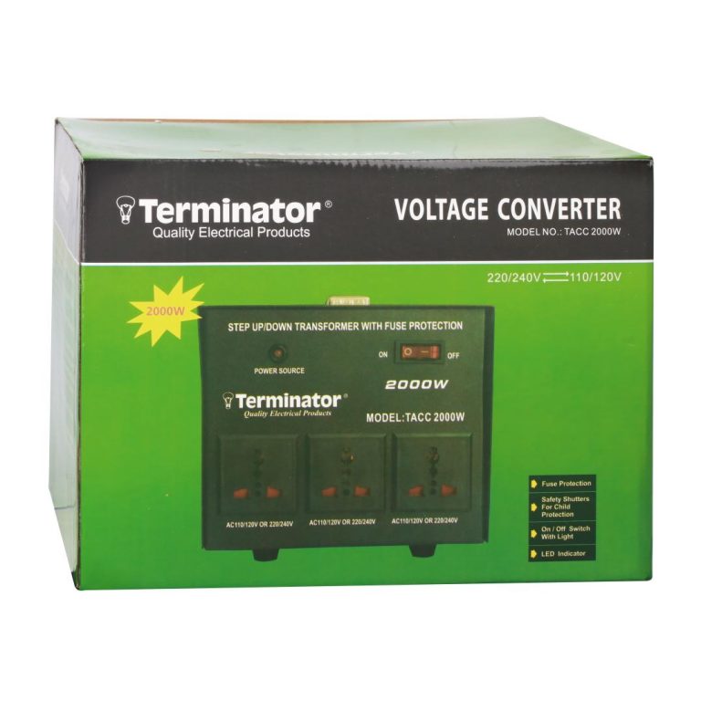 Converter 2000W - Terminator AC to AC Step up/down Transformer