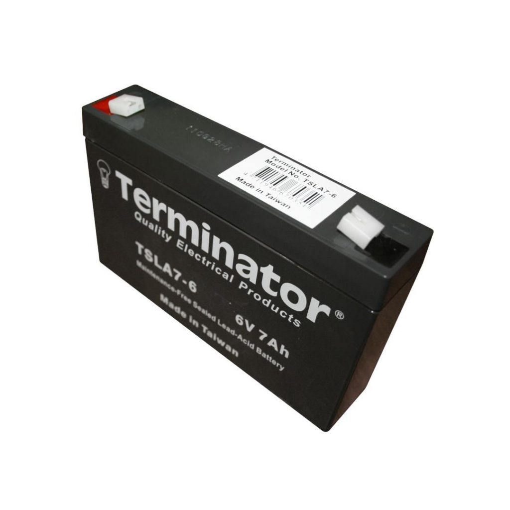 SLA Battery 6V-7 - Terminator Rechargeable sealed lead acid battery