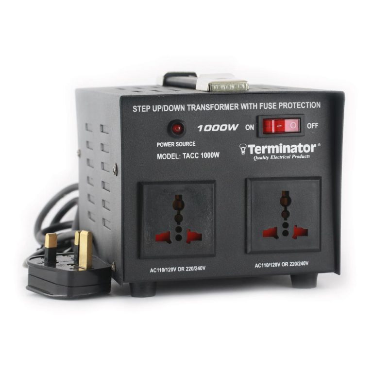 Converter 1000W-Terminator Step up/down Transformer with Fuse protect