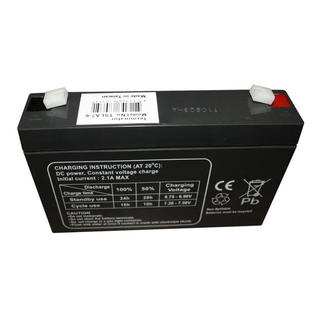 SLA Battery 6V-7 - Terminator Rechargeable sealed lead acid battery