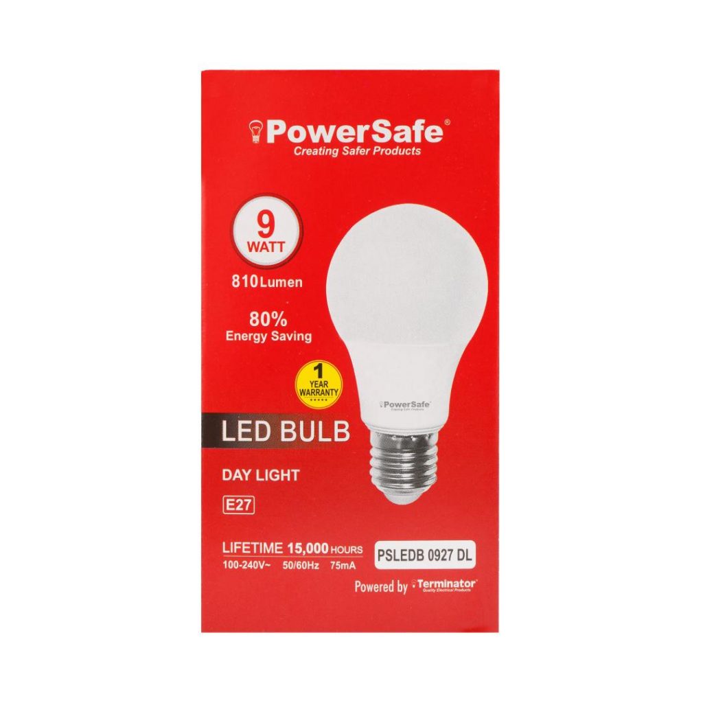 PowerSafe LED Bulb 0927 DL - Day Light, Surge Protected 500V , 810