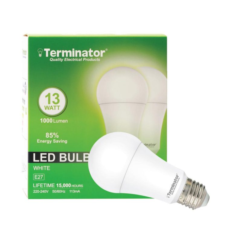 LED Bulb Day light 13W - Terminator LED Bulb 13W Day Light E27 2 Pcs