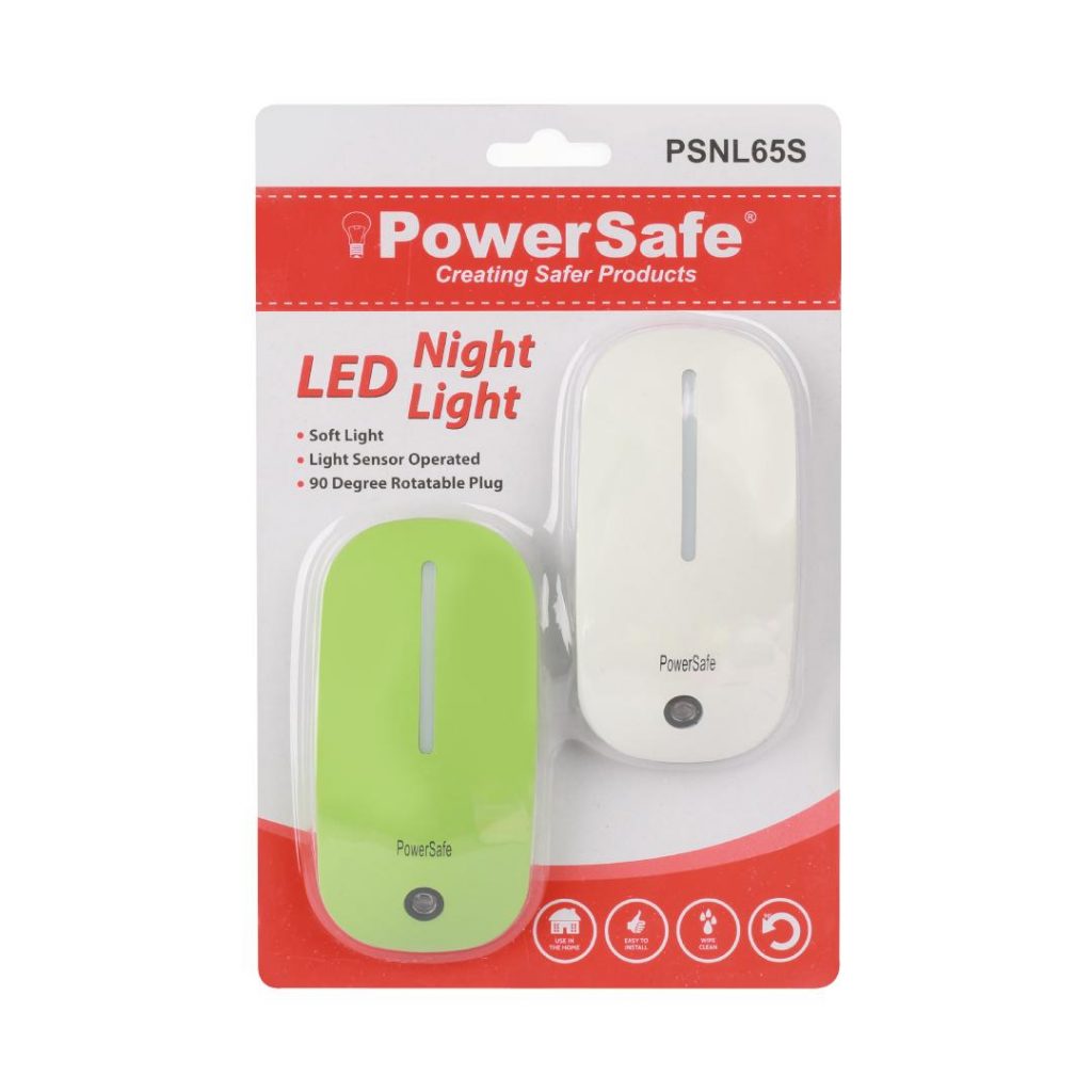 PowerSafe Night Light 65S - Night Light 2pcs Assorted Color Combination