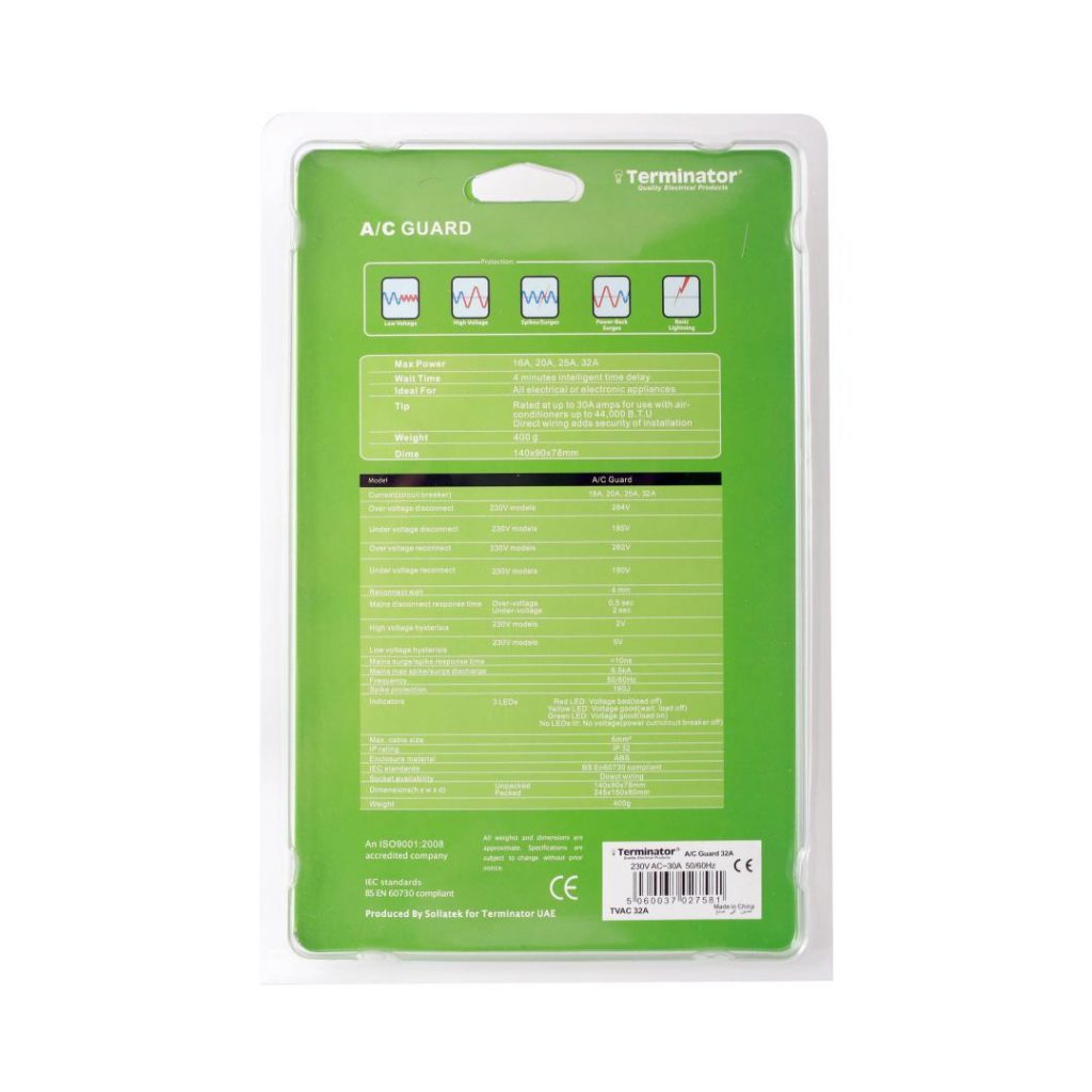 Voltage AC Guard | Terminator Electrical Products Supplier