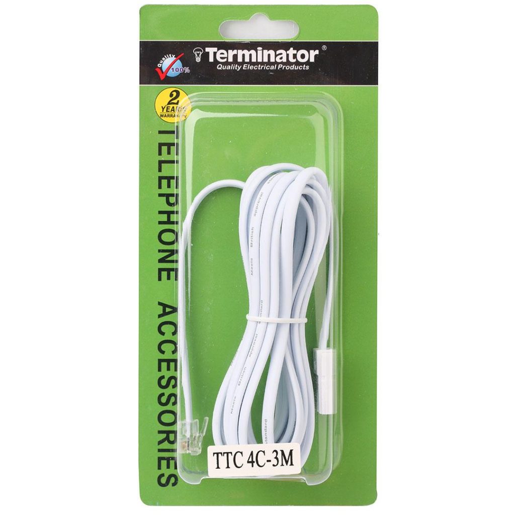 TTC 4C-3M - Terminator Telephone Cable - Electric Avenue