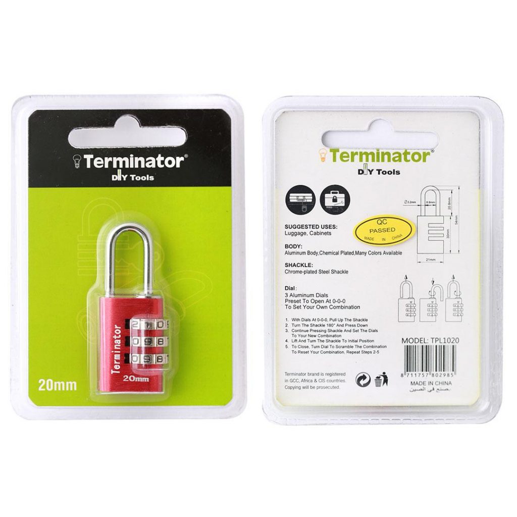 Pad Lock TPL 1020/R | Terminator Electrical Products Pad Lock