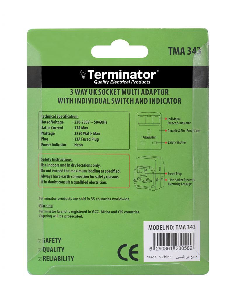 Multi Adapter TMA 33S | Terminator Electrical Products