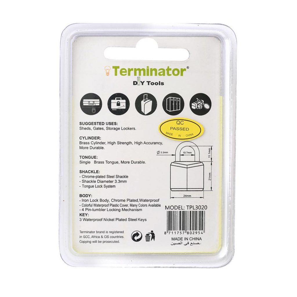 Pad Lock TPL 3020/R | Terminator Electrical Products Pad Locks
