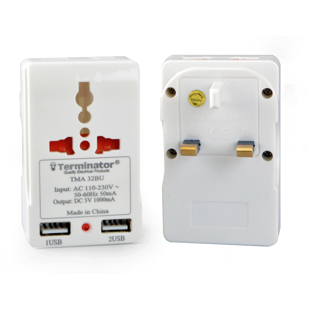 3 Way Universal Multi Adaptor | Terminator Products