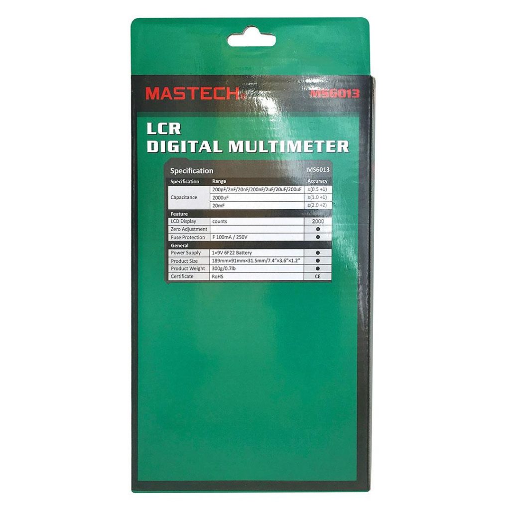 Capacitance Meter MS 6013 | Terminator Electrical Products
