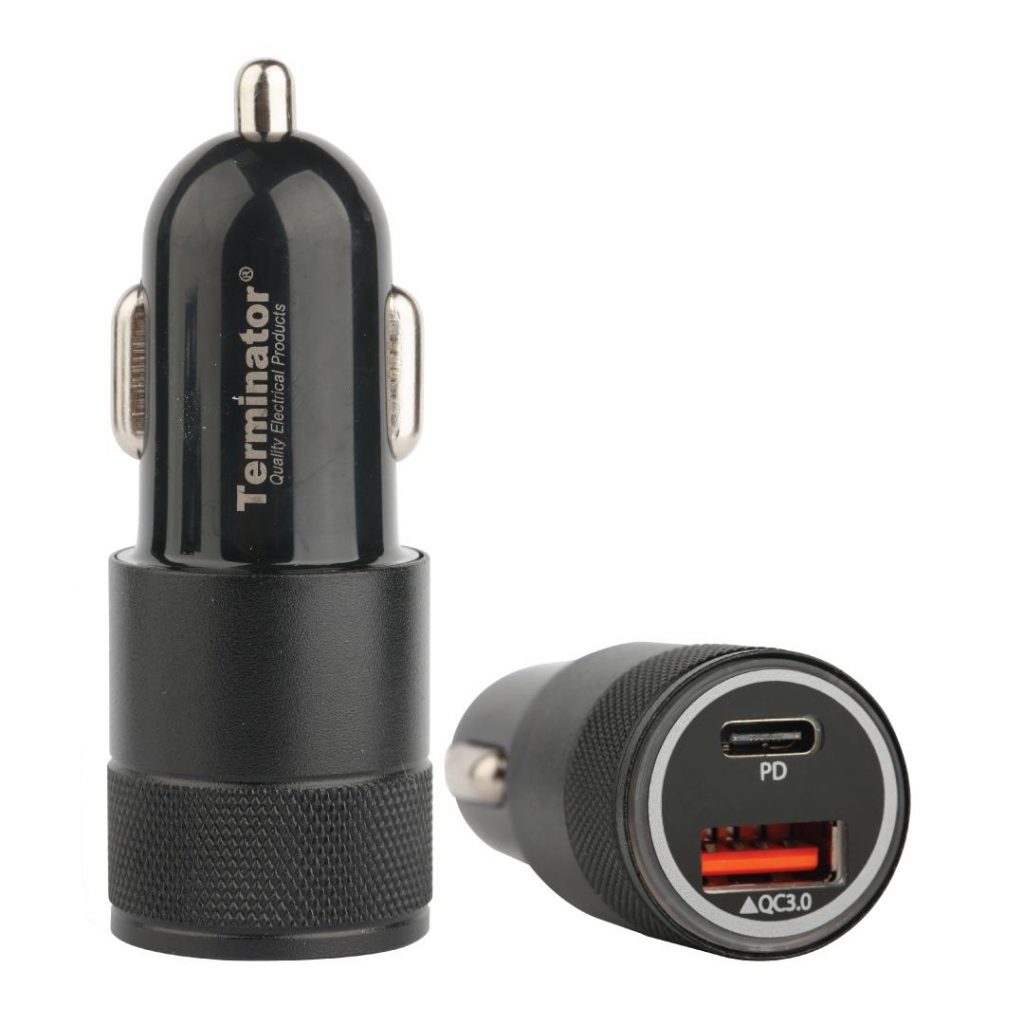 USB Car Charger with 36W | Terminator Electrical Products