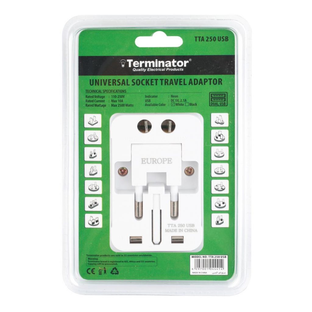 Multi Pin Travel Adaptor | Terminator Electrical Products