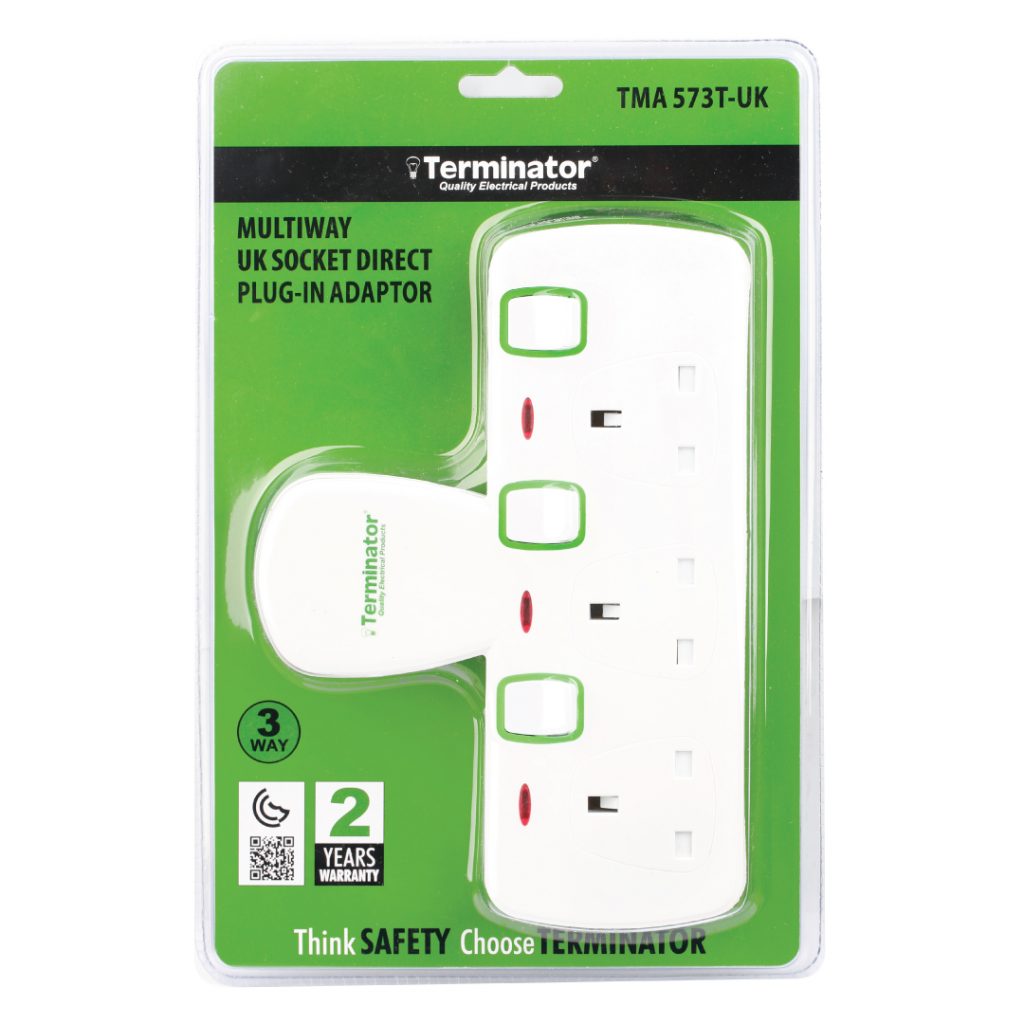 Multi Adaptors with Individual Switches Indicators