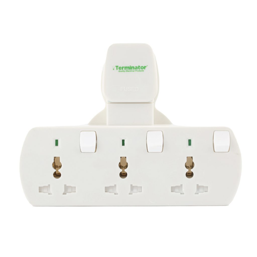 3 Way Universal T Socket | Terminator Electrical Product