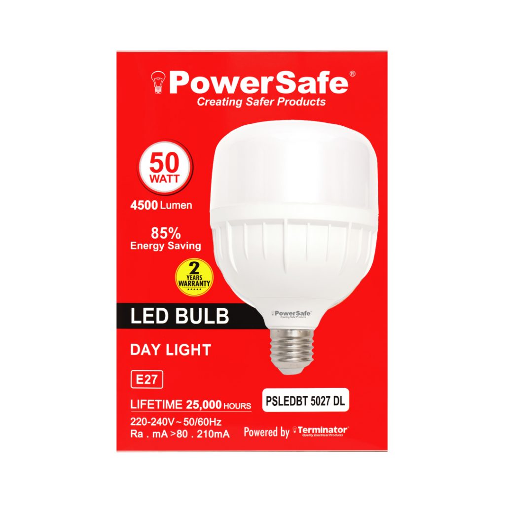 LED Bulb 50W Day Light E27 T Shape | PowerSafe Led Bulb