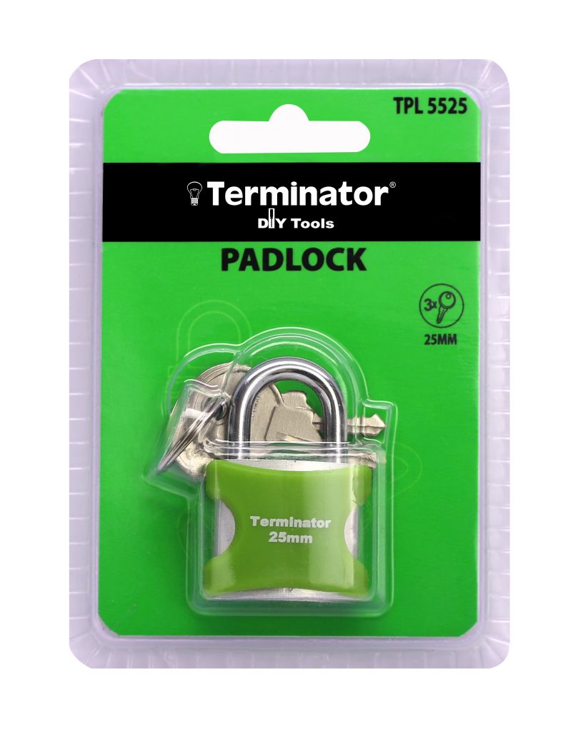 Pad Lock (25mm) Assorted Colors | Terminator Pad Locks
