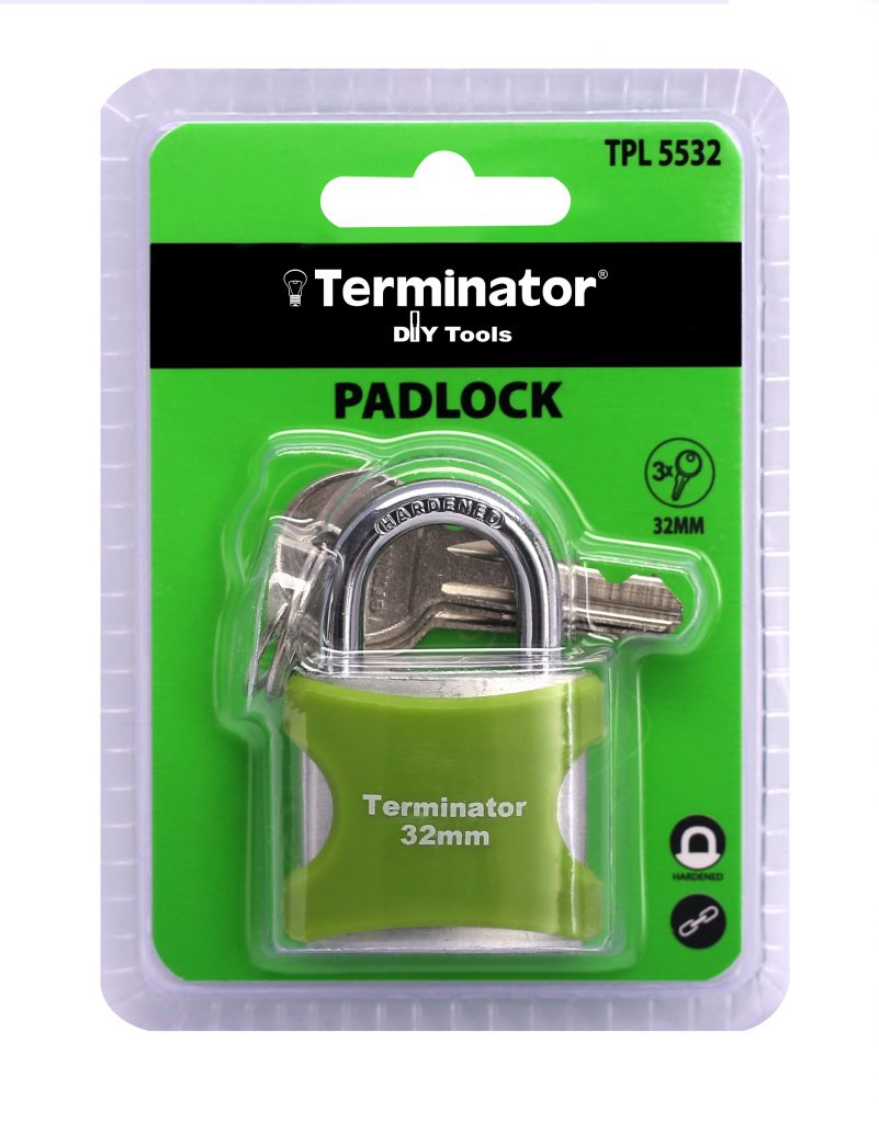 Pad Lock (32mm) Assorted Colors | Terminator Pad Locks