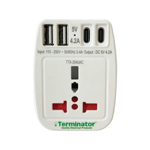 Multipin Universal Travel Adaptor | Terminator Electrical Product