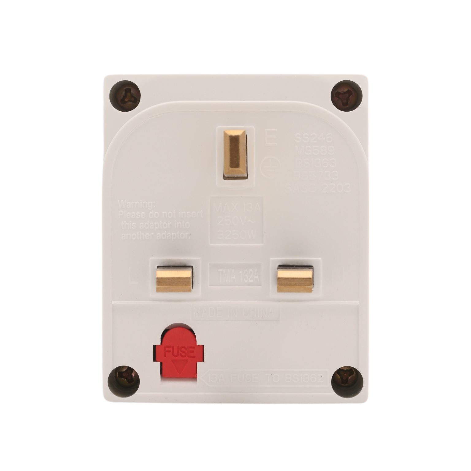 3 Way Universal Socket Multi Adaptor | Terminator Electrical Products