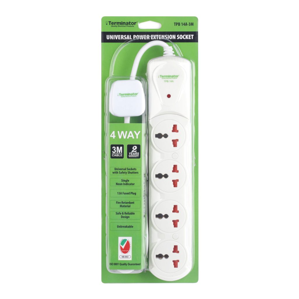 Terminator Power Extension Socket TPB 14A-3M